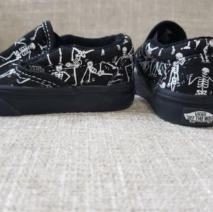 Vans | Shoes | Nwot Vans Skeleton Slips Ons | Poshmark